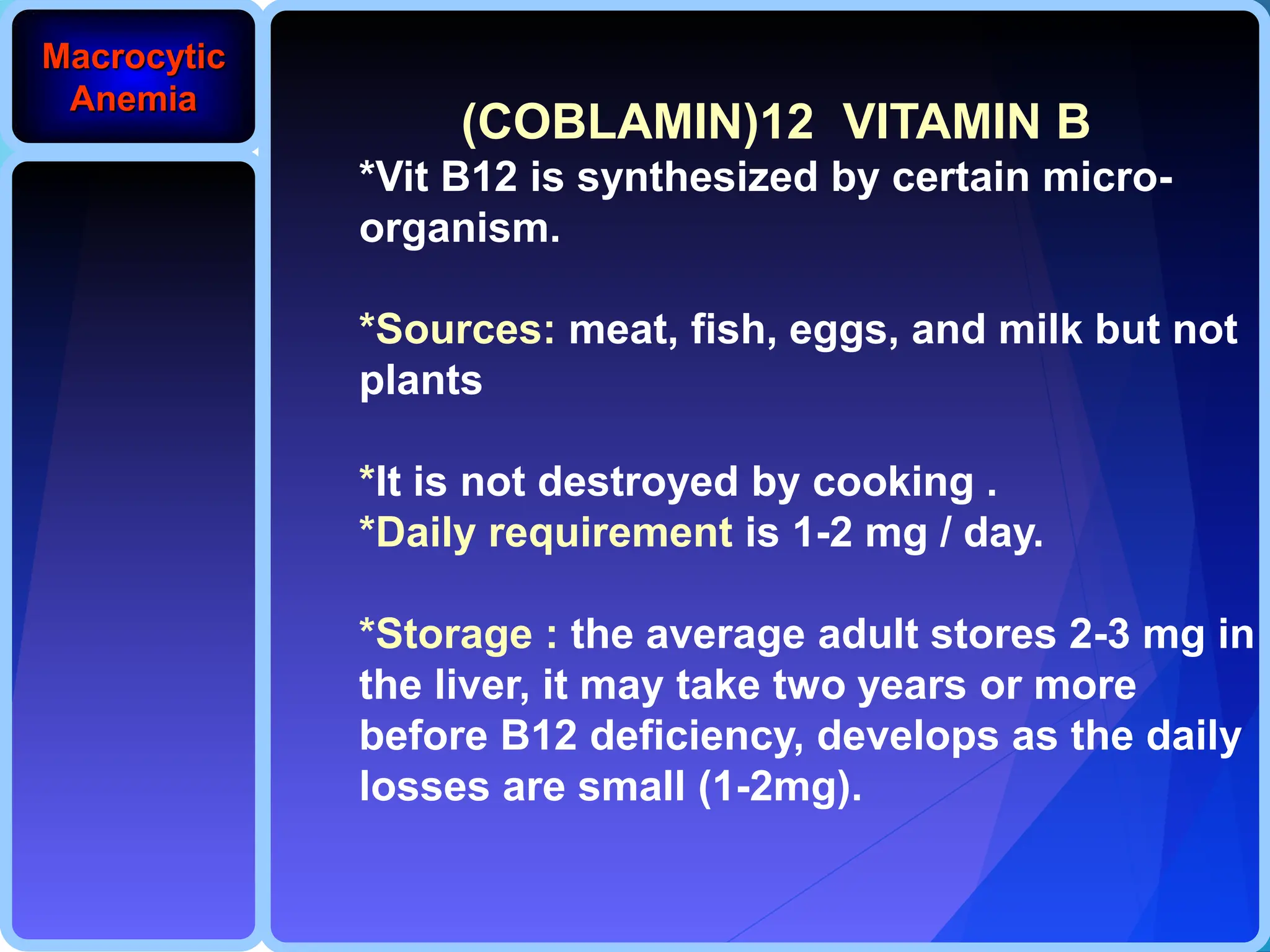 Anemia.ppt presentation for General medicine | PPT