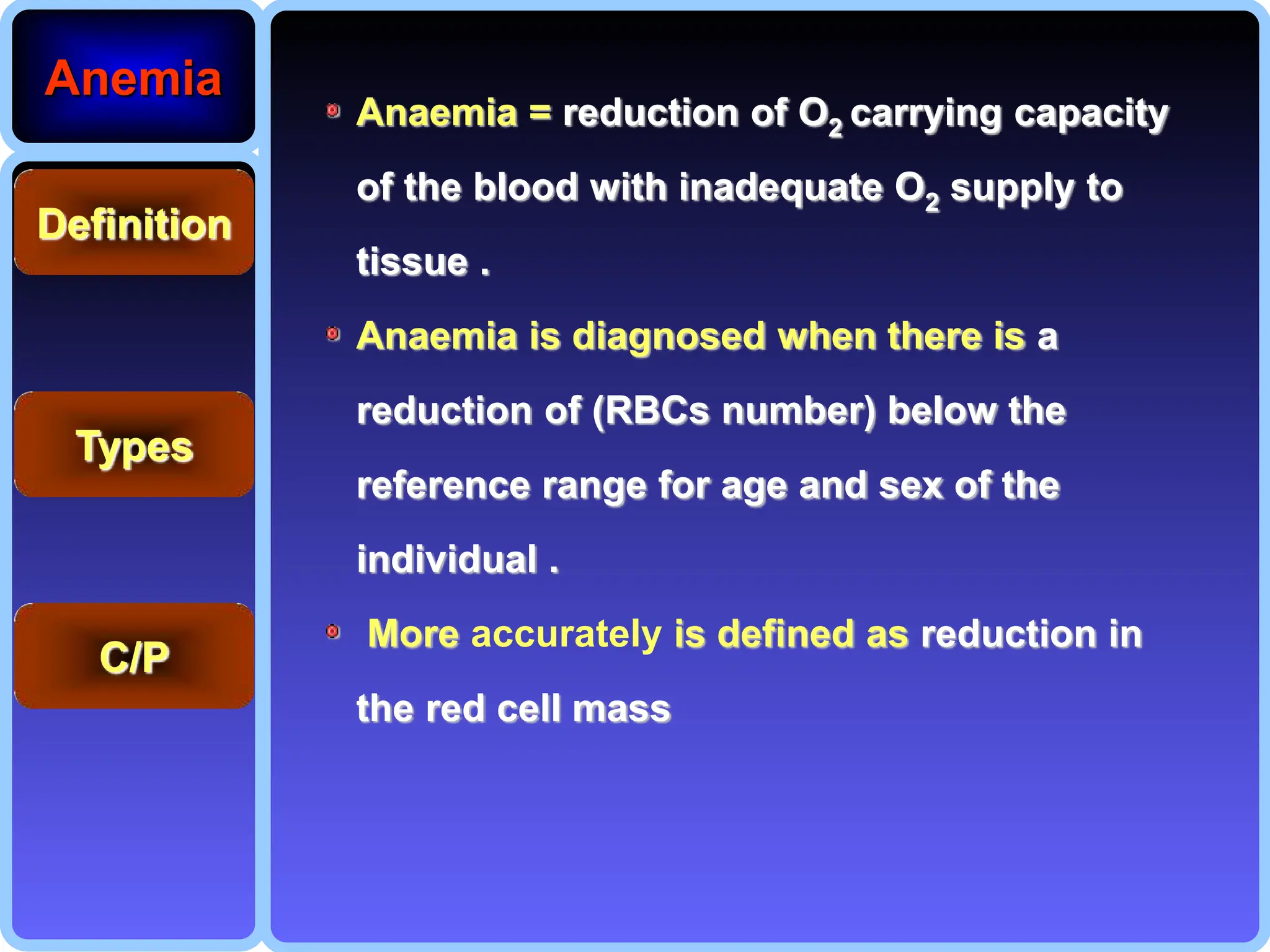 Anemia.ppt presentation for General medicine | PPT