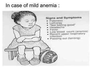 disease condition seen in adolescent girl " ANEMIA" | PPT | Blood ...