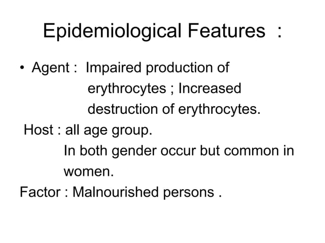 disease condition seen in adolescent girl " ANEMIA" | PPT