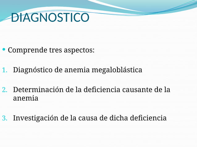 Anemias, tipo y su manejo clinico - Medicina Interna | PPT