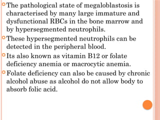 Anemia ppt tells about Animia and its type | PPTX