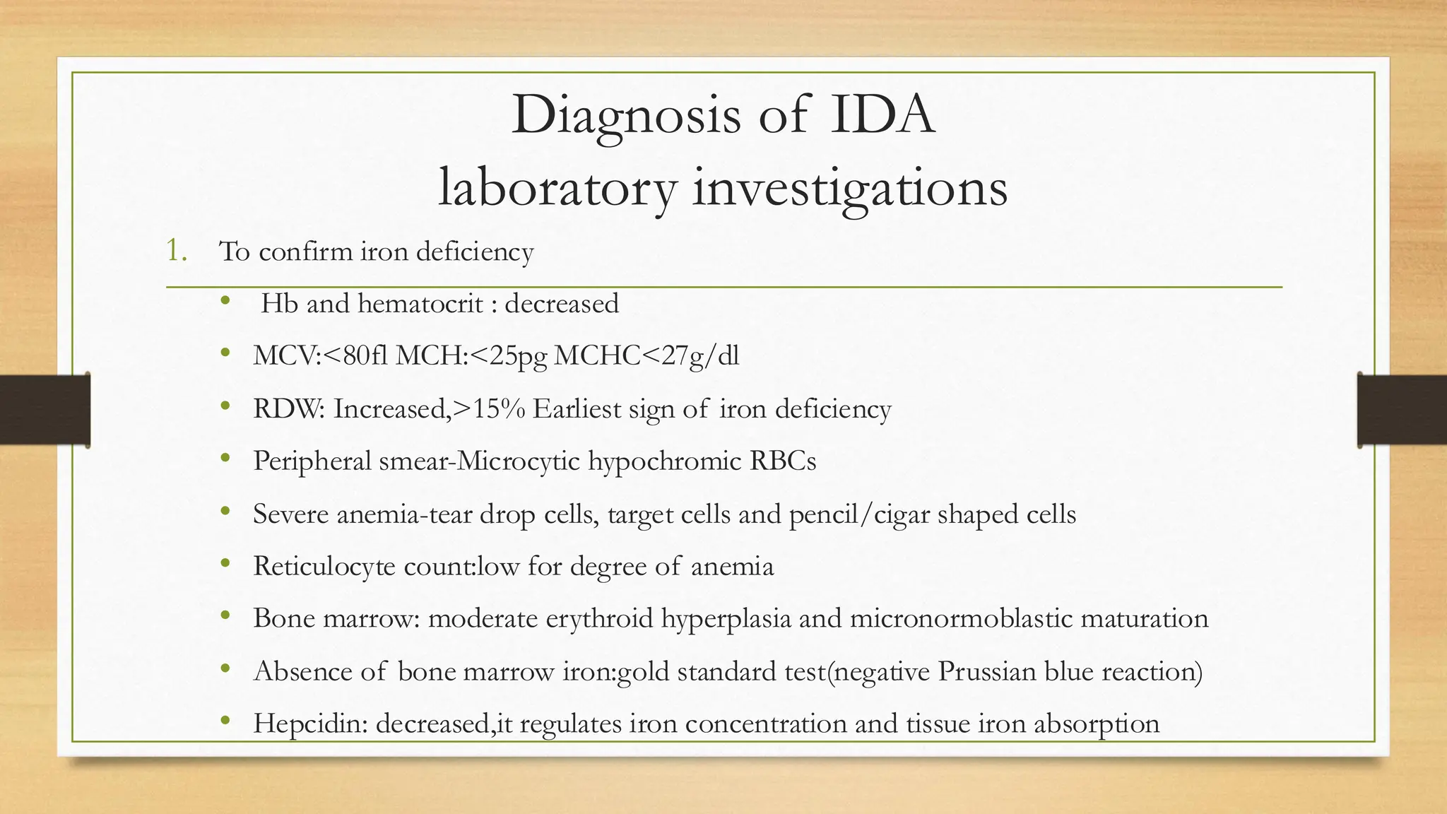 Anemia classification and clinical features | PDF