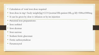 Anemia classification and clinical features | PDF