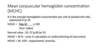 Anemia. physiology power point presentation | PPT