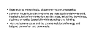 Anemia. physiology power point presentation | PPTX
