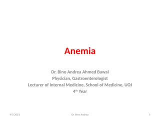 Anemia.pptx_4th_year pathology lecture ppt | PPT