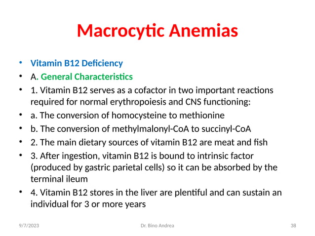 Anemia.pptx_4th_year pathology lecture ppt | PPT