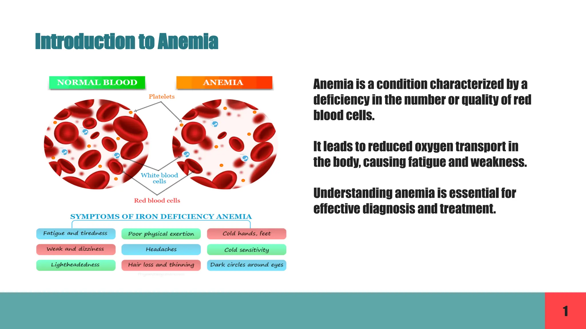 Anemia.pptx for all biochemistry students to report your lab teacher | PPTX