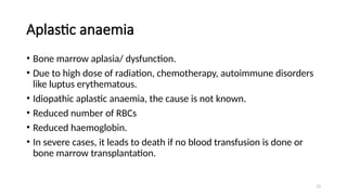ANEMIA, categories, classification and causes | PPTX