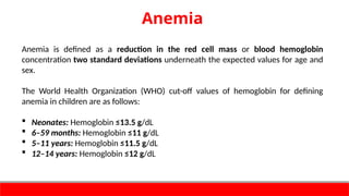 HEMOLYTIC ANEMIA - thalassemia, AIHA, and NACP | PPTX