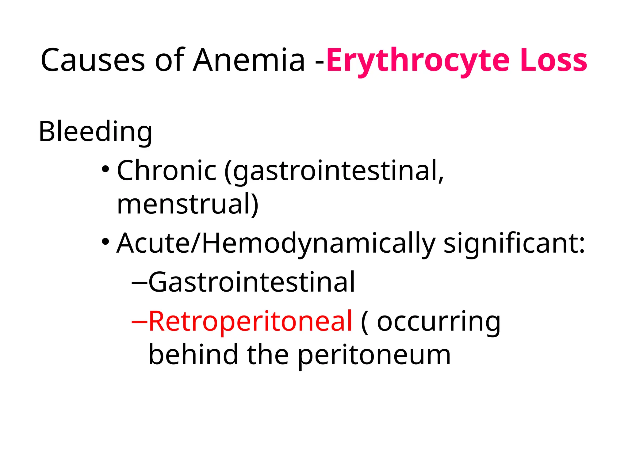 Anemia: Causes, Clinical Features, Care! | PPTX