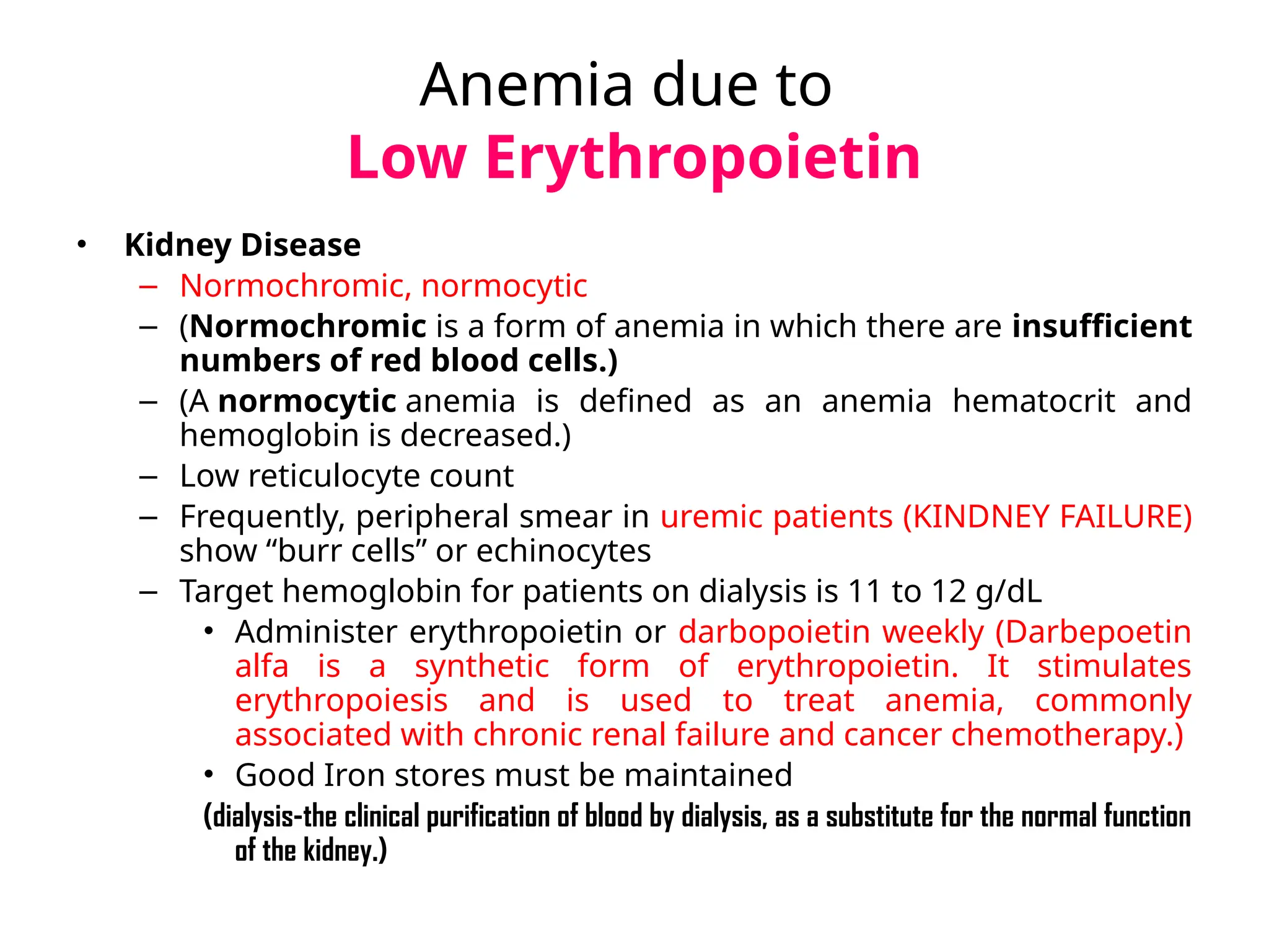 Anemia: Causes, Clinical Features, Care! | PPTX