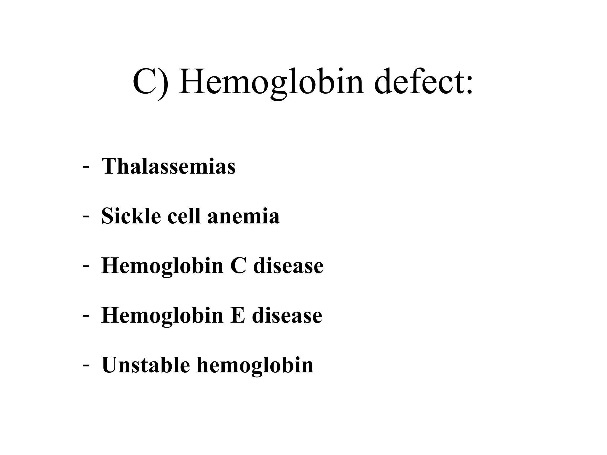Anemia And Its Classification | PPT