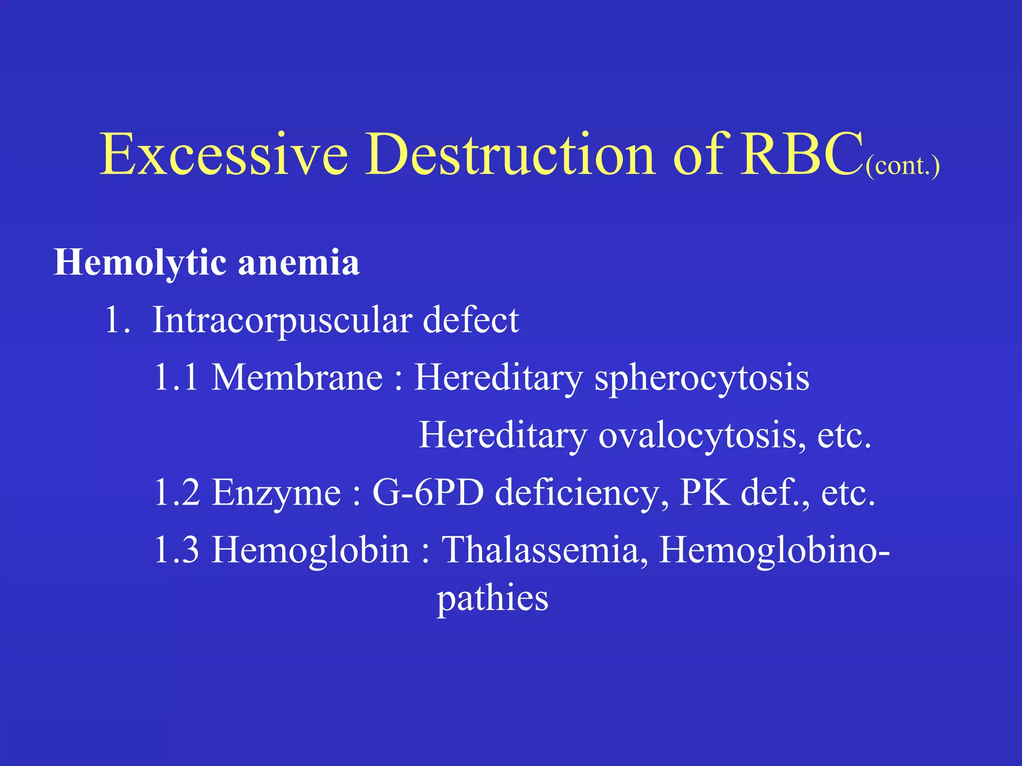 Anemia And Its Classification | PPT