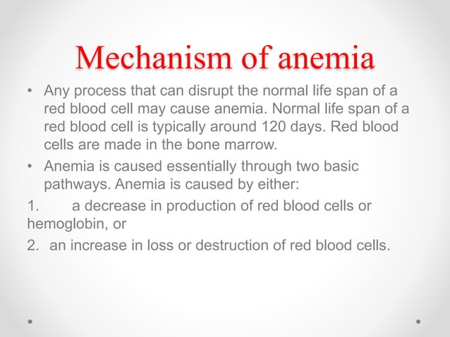Anemia basic and approach | PPT