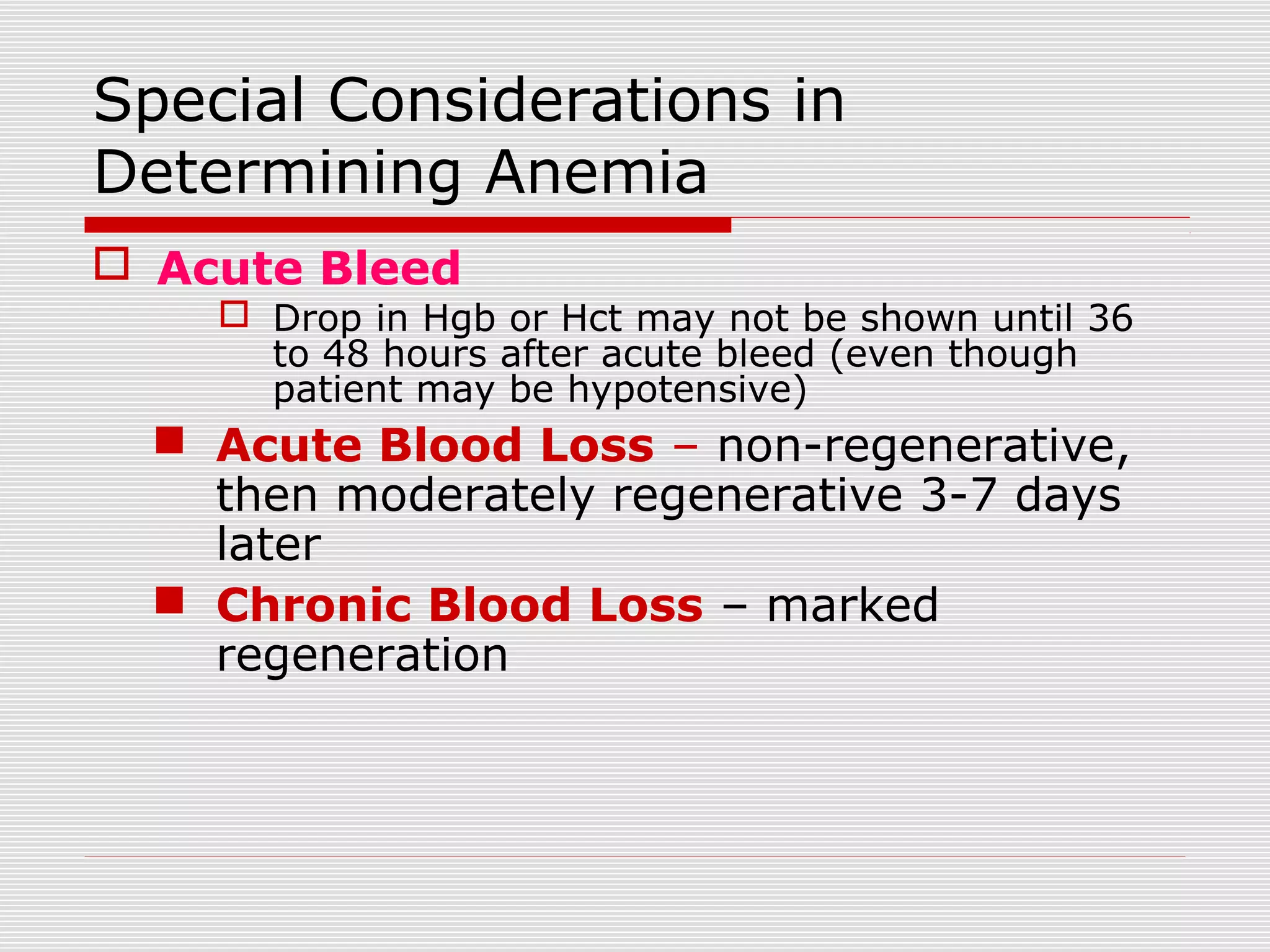 Anemia blood loss | PPT