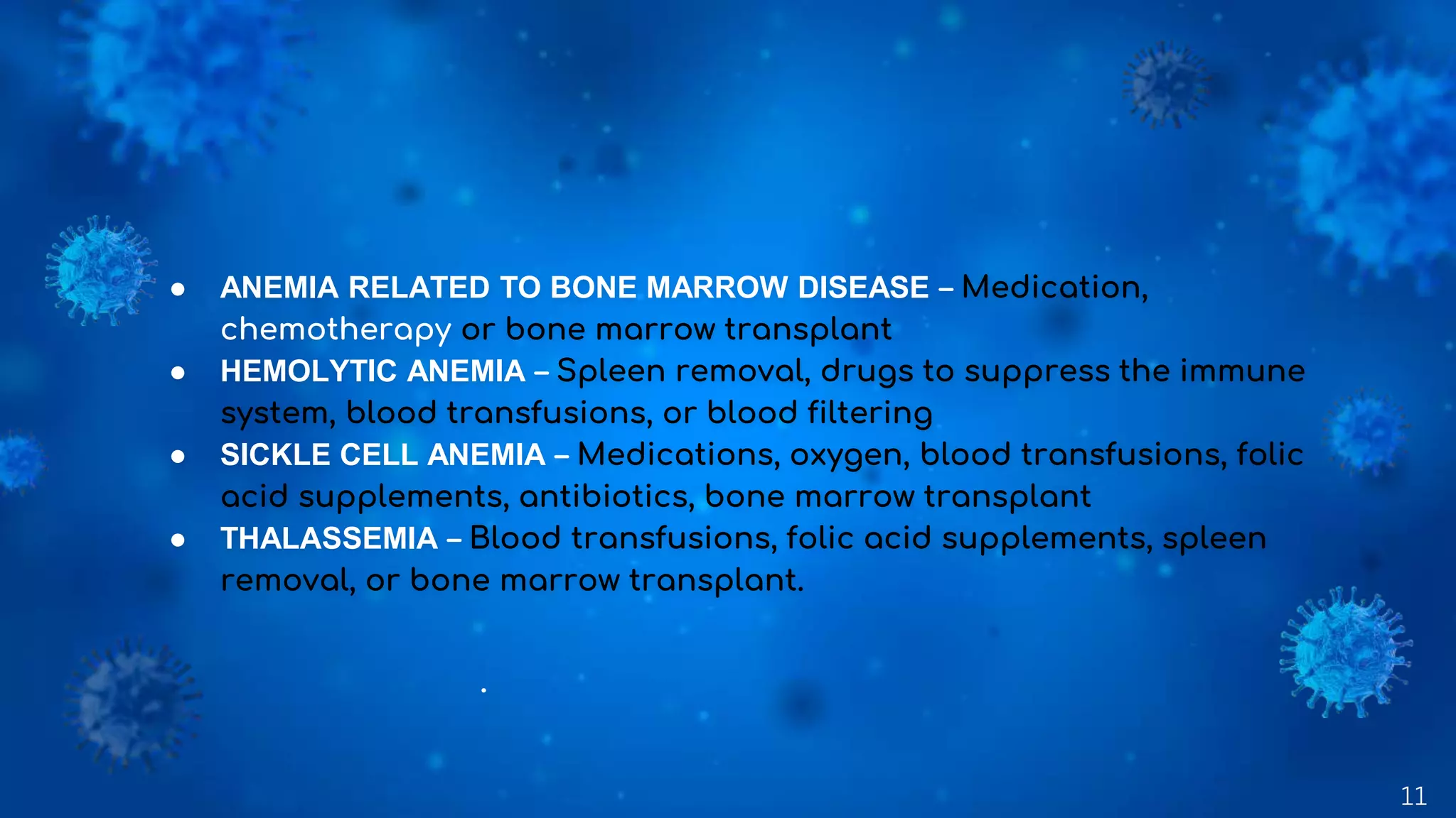 Anemia diagnosis & treatment | PPTX