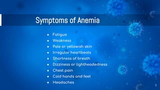 Anemia diagnosis & treatment | PPTX