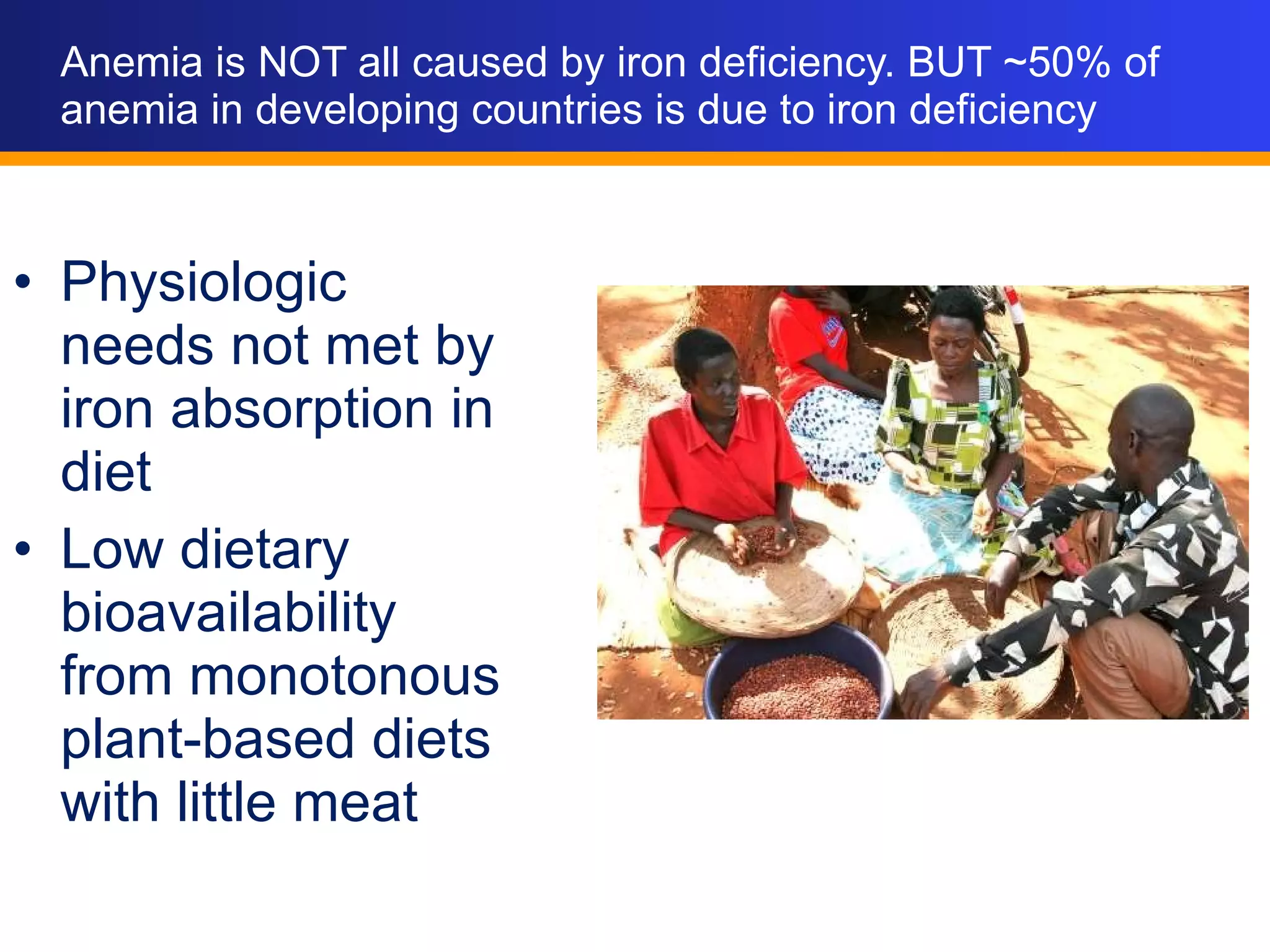 Maternal and Child Anemia- Why, what works, what needs more work? | PPT