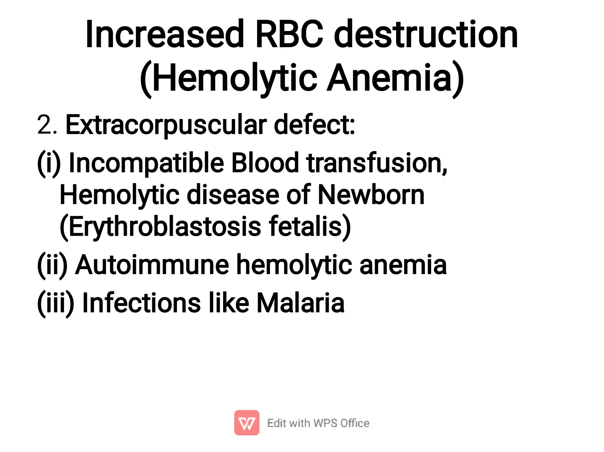 Classification of different types of anemia | PDF