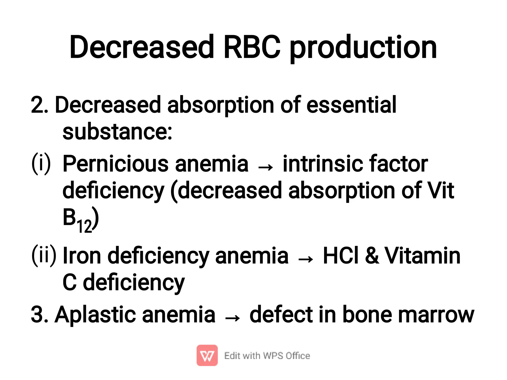 Classification of different types of anemia | PPT