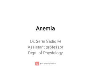 Classification of different types of anemia | PPT