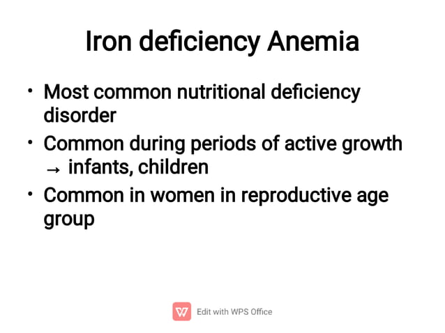 Classification of different types of anemia | PPT | Free Download