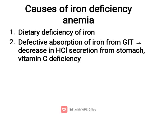 Classification of different types of anemia | PPT | Free Download