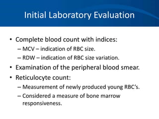 Anemia ms3-mandernach | PPT