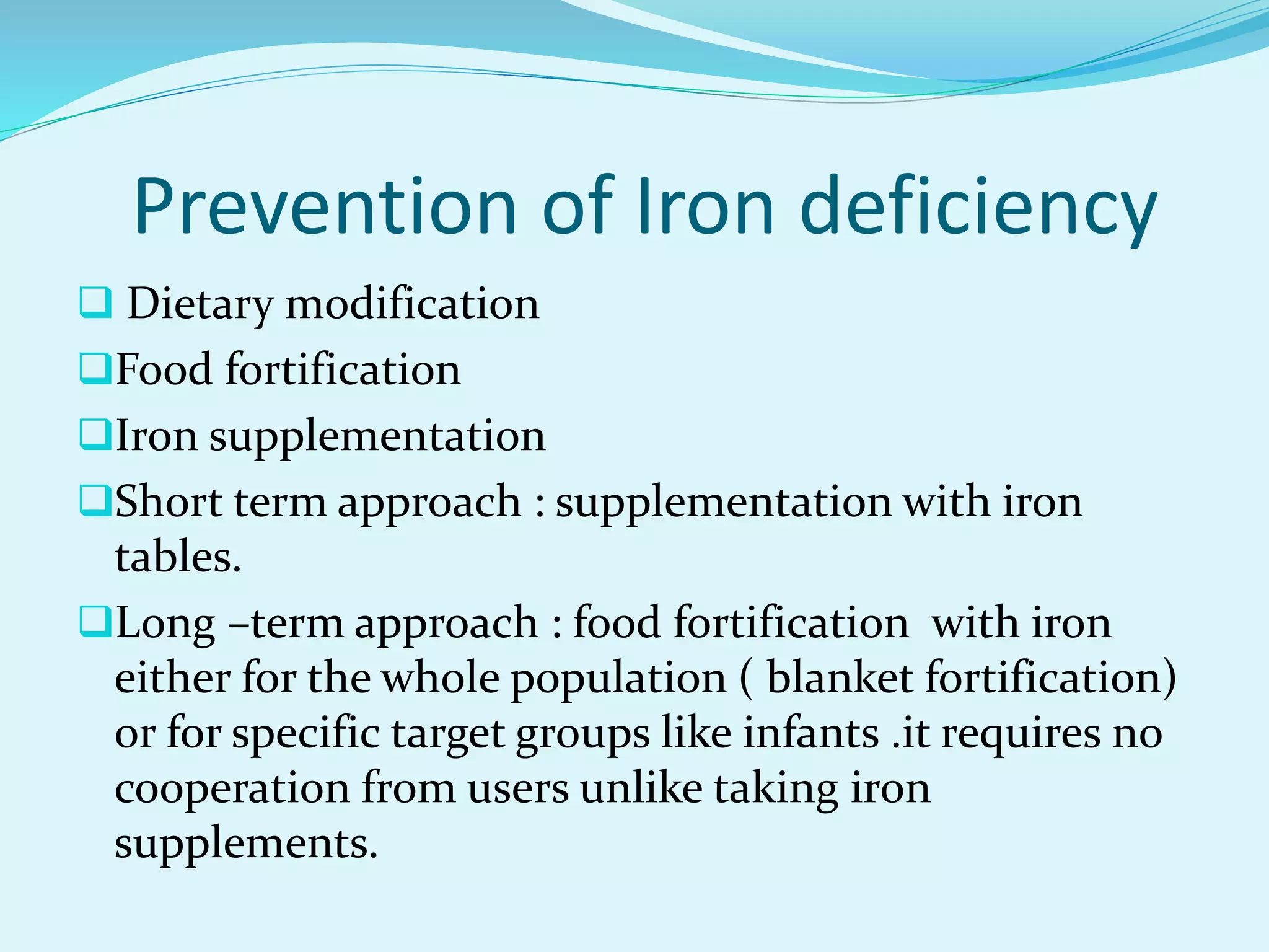 Iron deficiency anemia | PPTX
