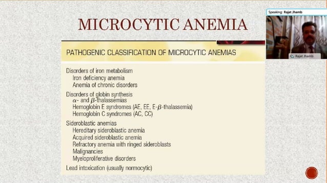 Approach to Anemia - Internal Medicine | PDF | Medical Health