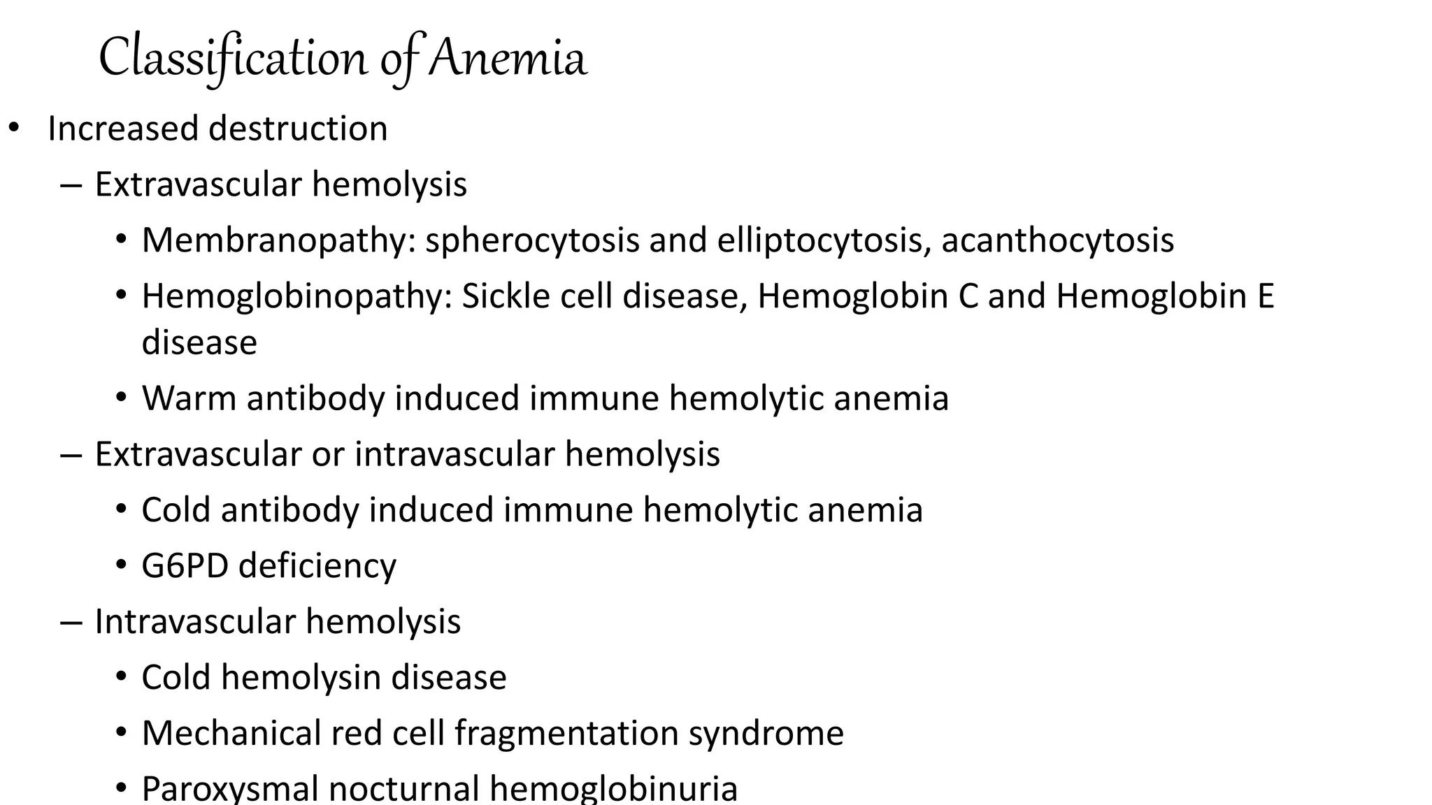 pathology of Anemia | PPTX