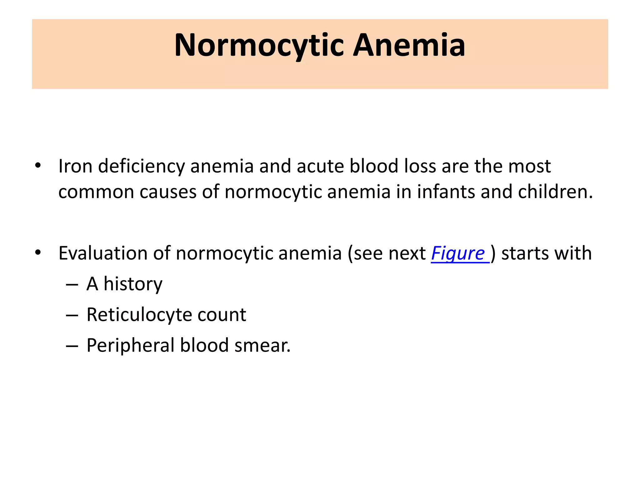 Anemia in children | PPTX