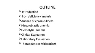 Anemia (2).ppt in adults in Ethiopia hospials | PPT