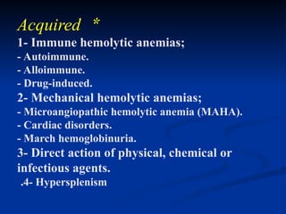 Anemia lecture contain types ,managments .ppt