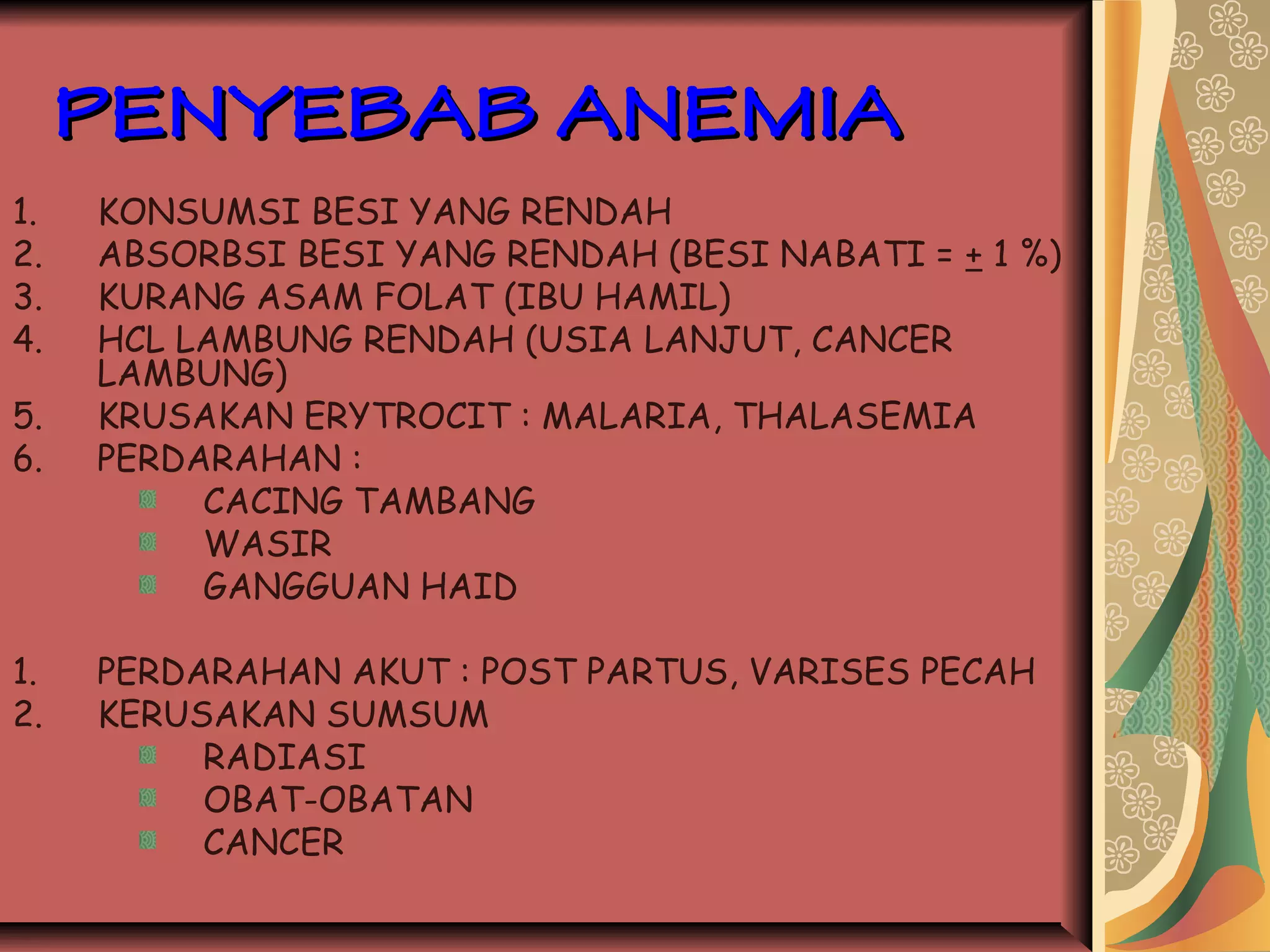 Anemia anak sekolah | PPT