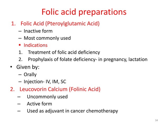 Anemia and antianemic drugs For med.pptx | Blood Disorders | Diseases ...