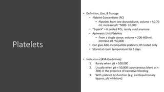 Anemia and Blood Transfusions | PPTX