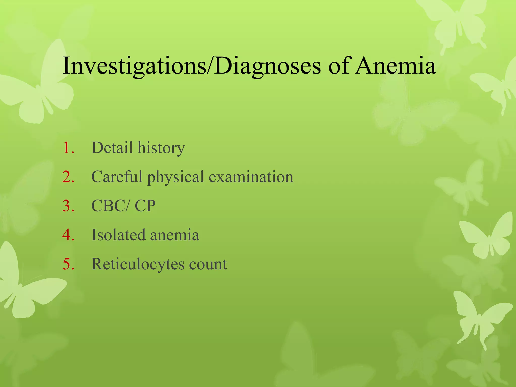 Anemia and its classification | PPTX