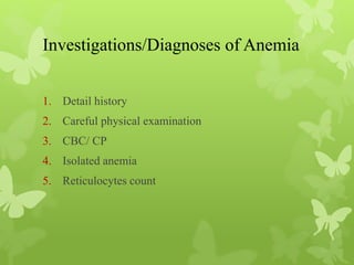 Anemia and its classification | PPTX