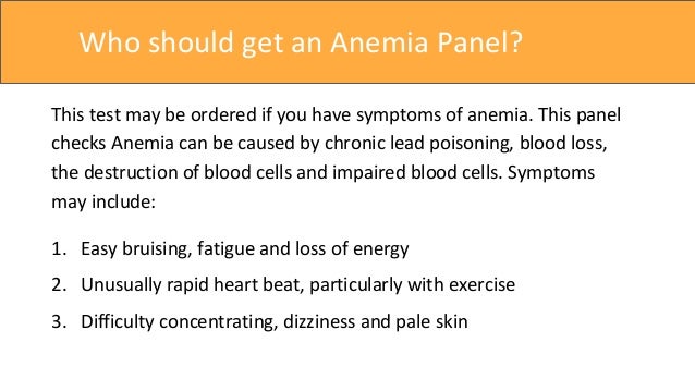 Anemia Basic Panel