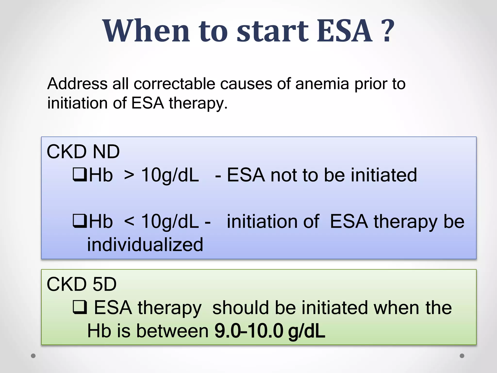 Anemia in CKD | PPTX