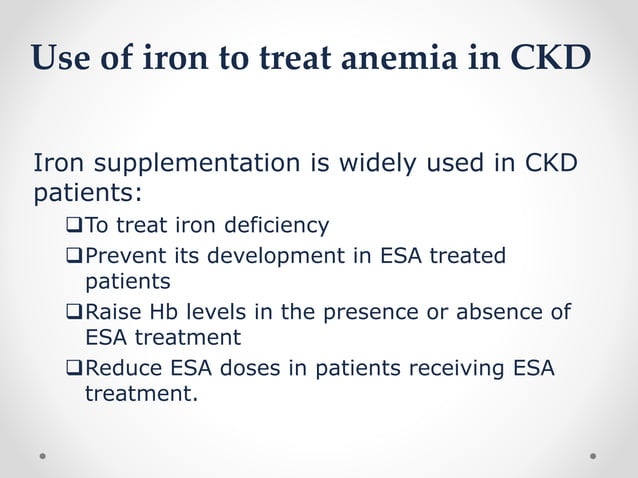 Anemia in CKD | PPTX