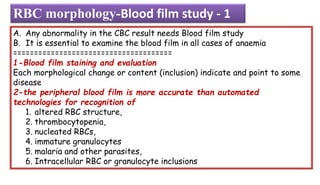 Anemia Classification and Investigation Tests.pdf | Blood Disorders ...