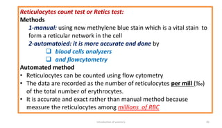Anemia Classification and Investigation Tests.pdf | Blood Disorders ...