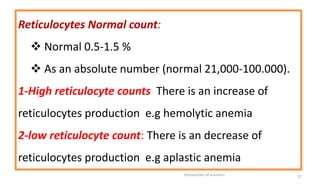 Anemia Classification and Investigation Tests.pdf | Blood Disorders ...
