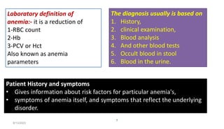 Anemia Classification and Investigation Tests.pdf | Blood Disorders ...
