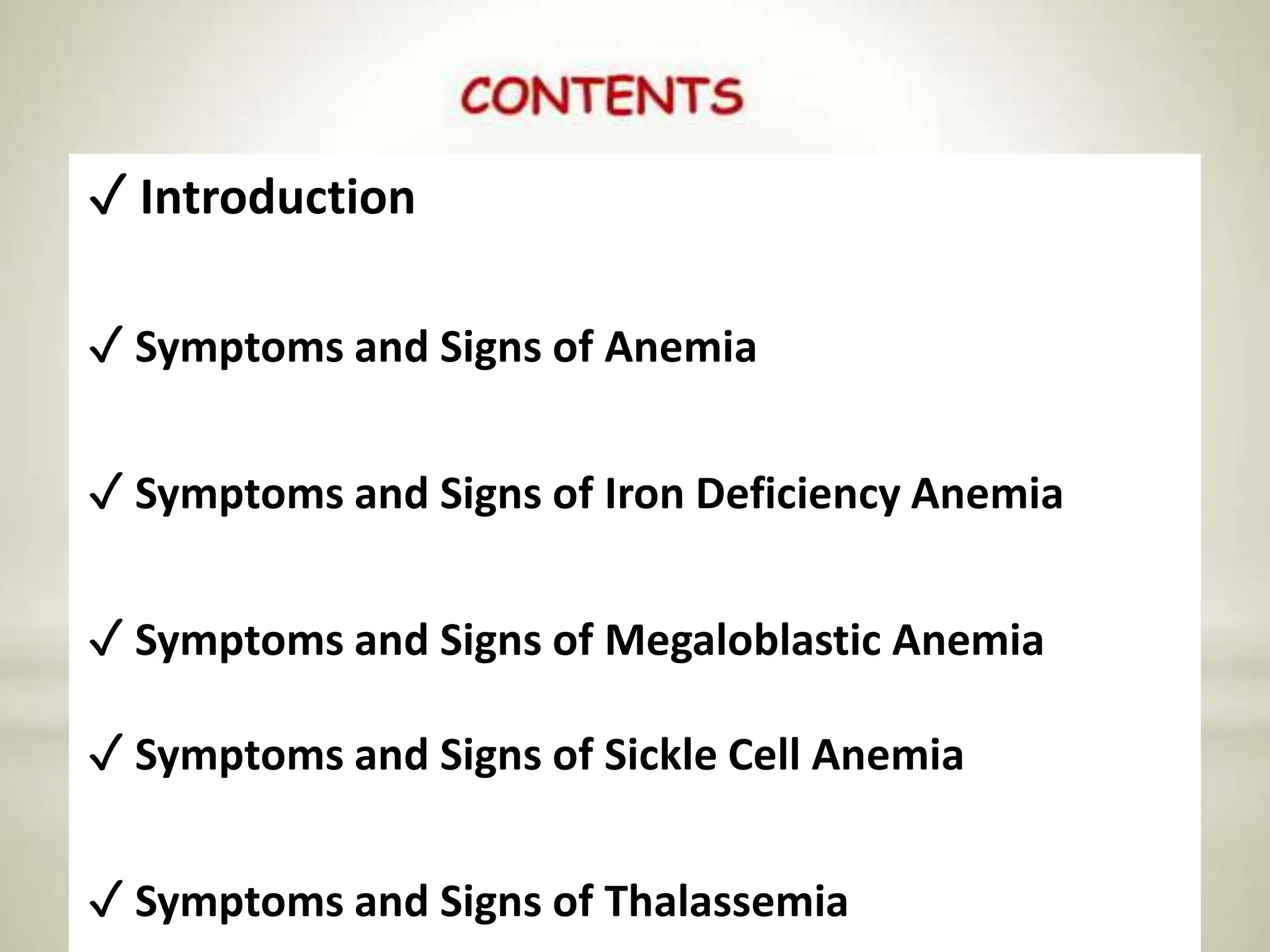 Anemia Clinical Manifestations .pptx clinical features of Anaemia.ppt