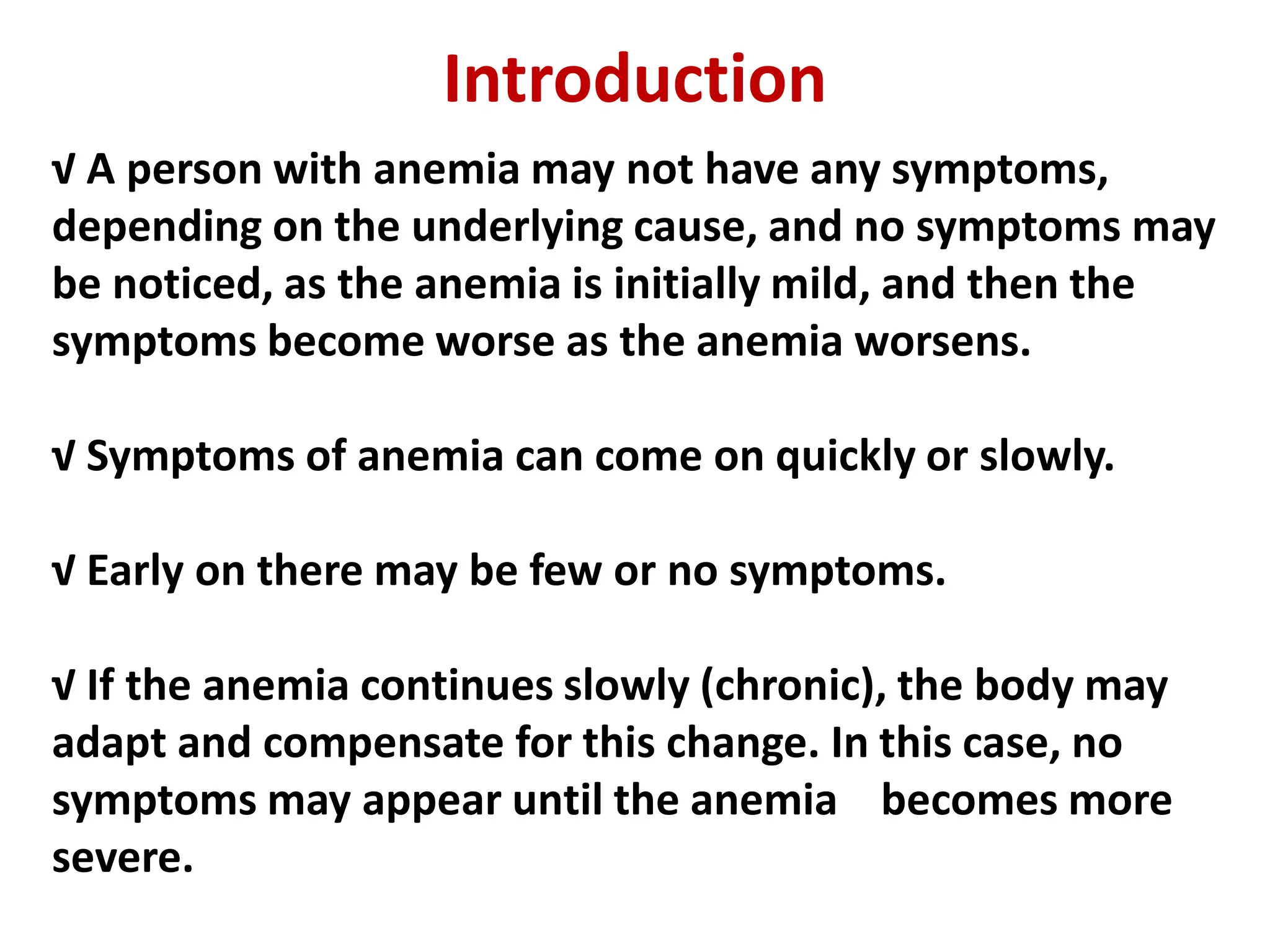 Anemia Clinical Manifestations .pptx clinical features of Anaemia.ppt